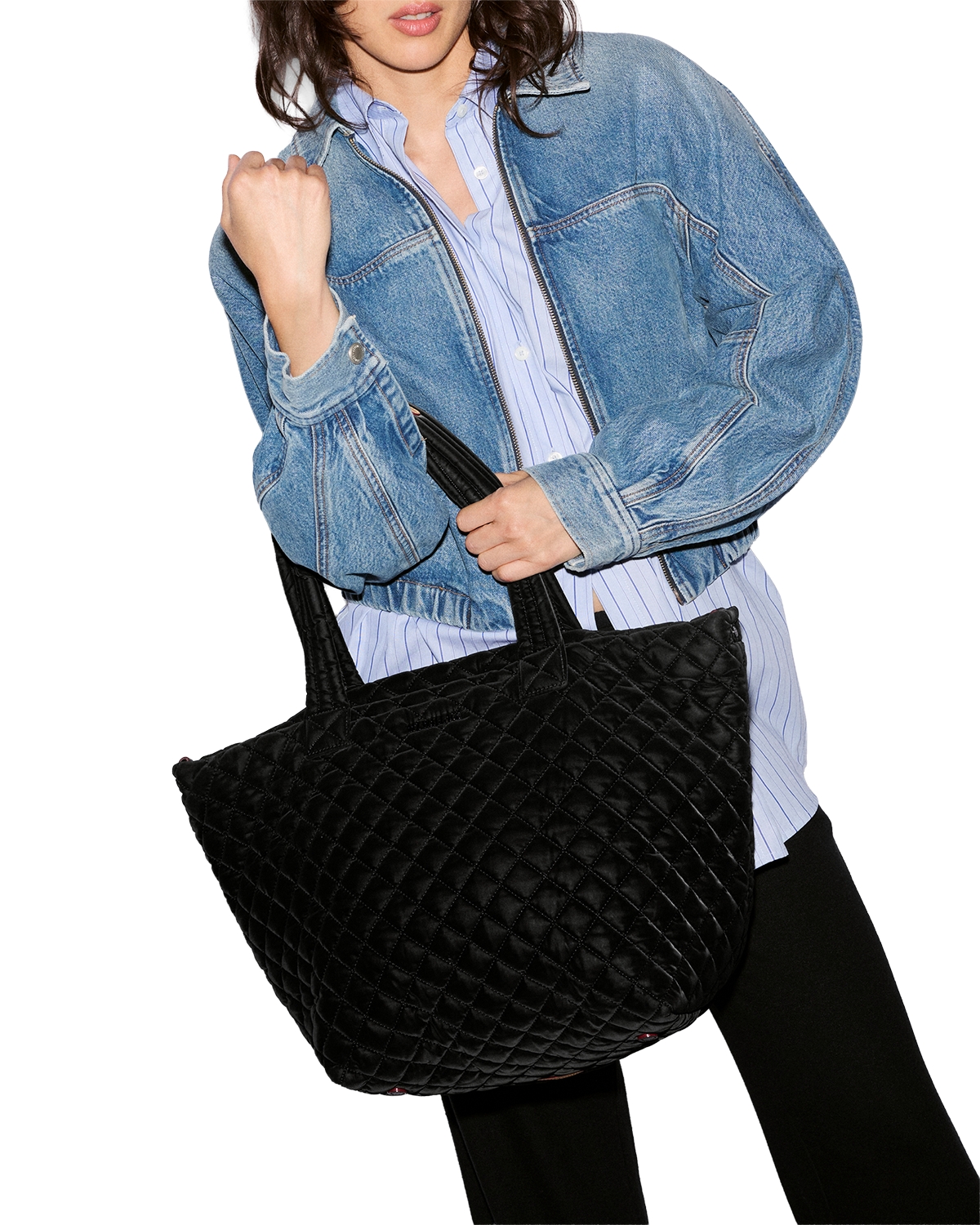 MZ WALLACE medium metro quilted tote